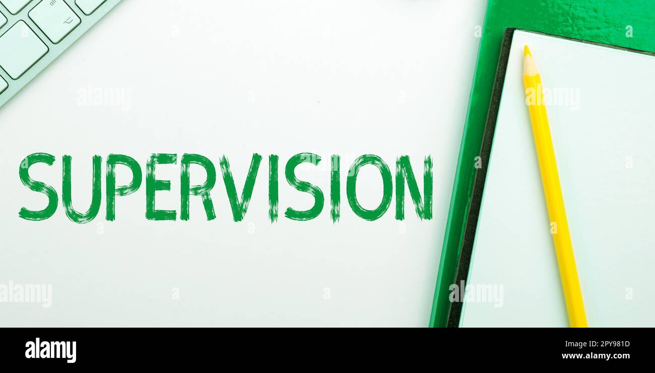 Conceptual caption Supervision. Word Written on monitoring and ...