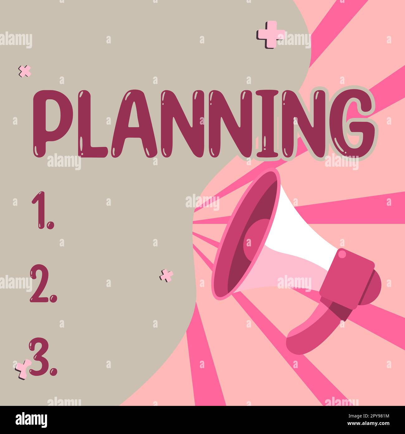 Handwriting text Planning. Internet Concept process of thinking about ...