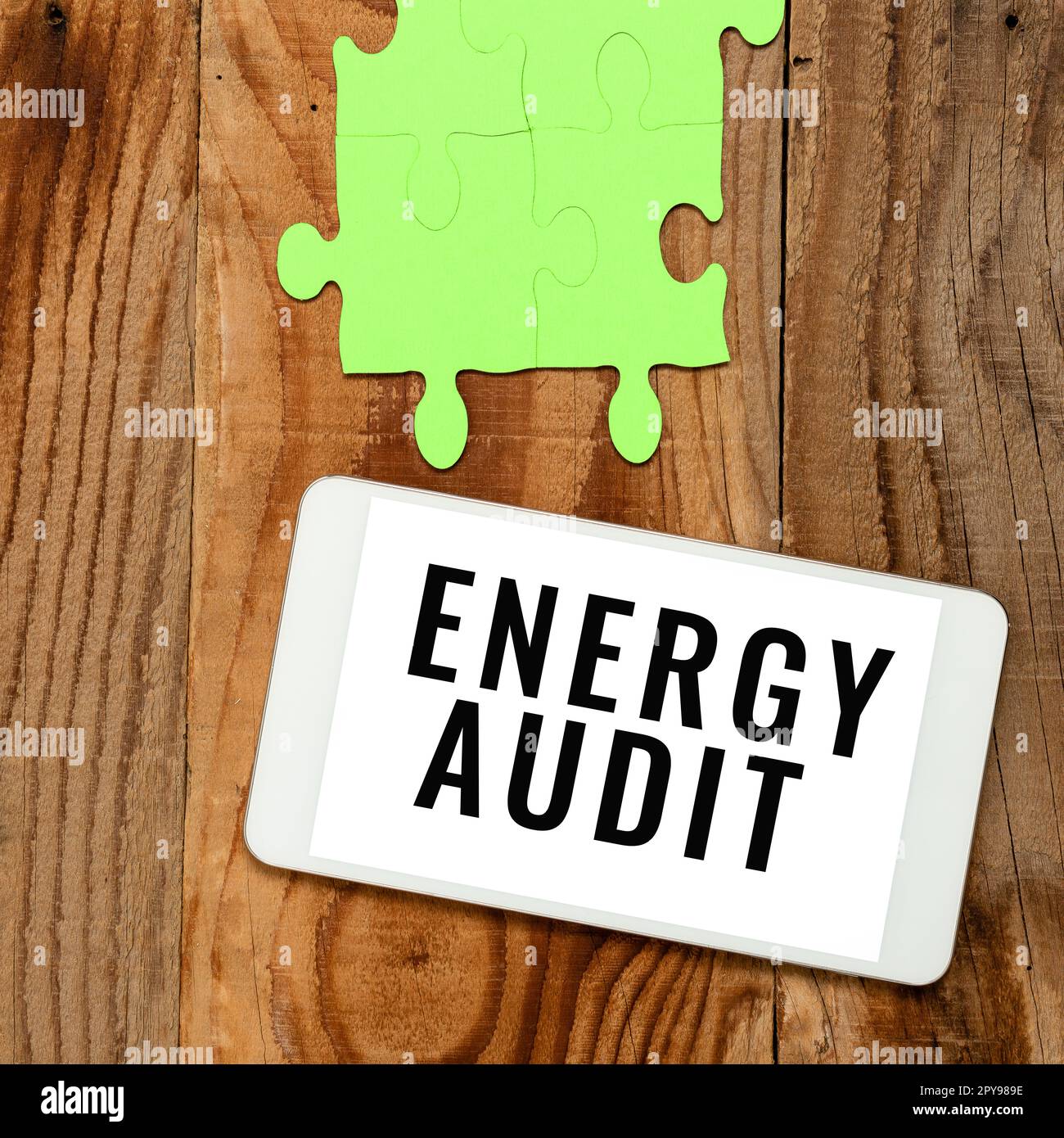 Inspiration showing sign Energy Audit. Business overview assessment of ...