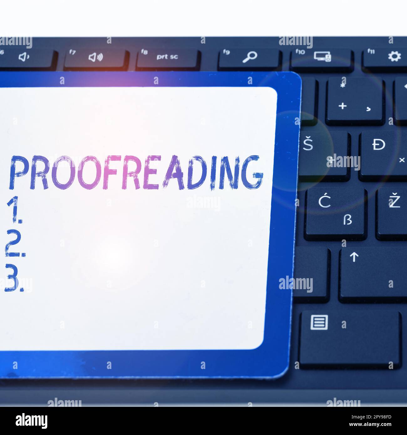 Conceptual Display Proofreading Business Approach Act Of Reading And