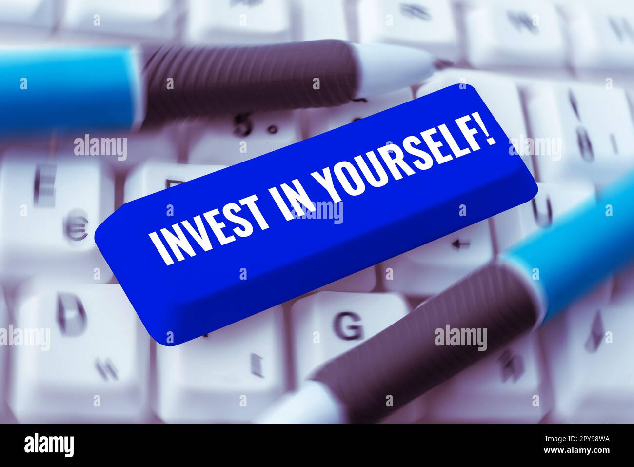 Text sign showing Invest In Yourself. Business overview learn new ...