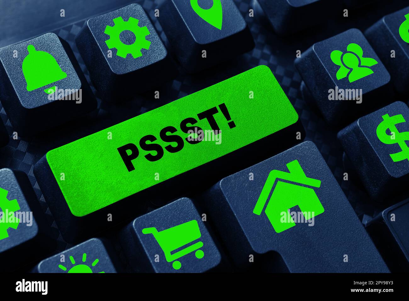 Text showing inspiration Pssst. Business approach Expression Way to ...