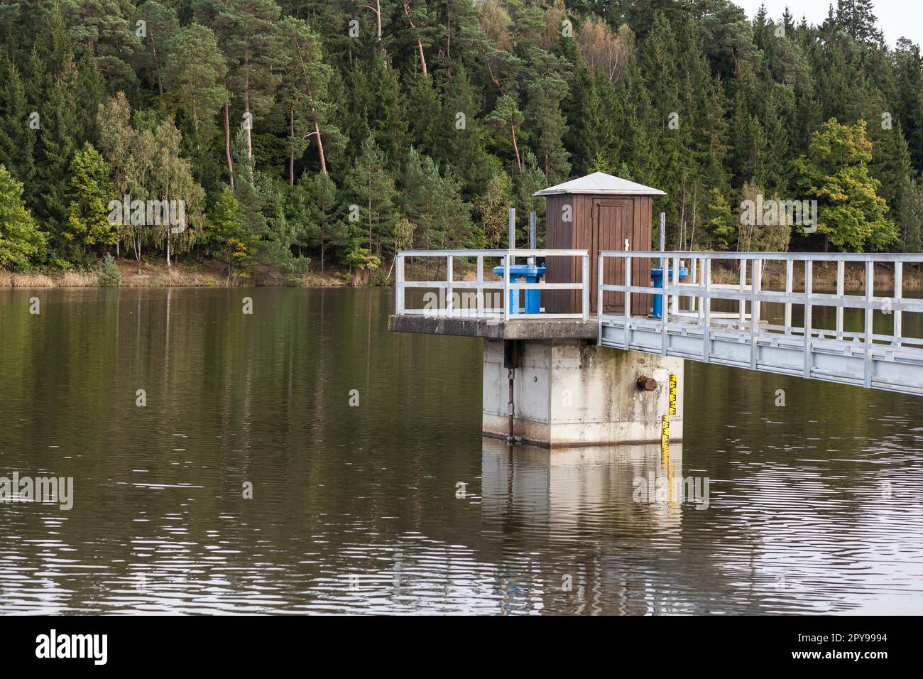 Harzgerode Devil's Pond Reservoir Stock Photo - Alamy