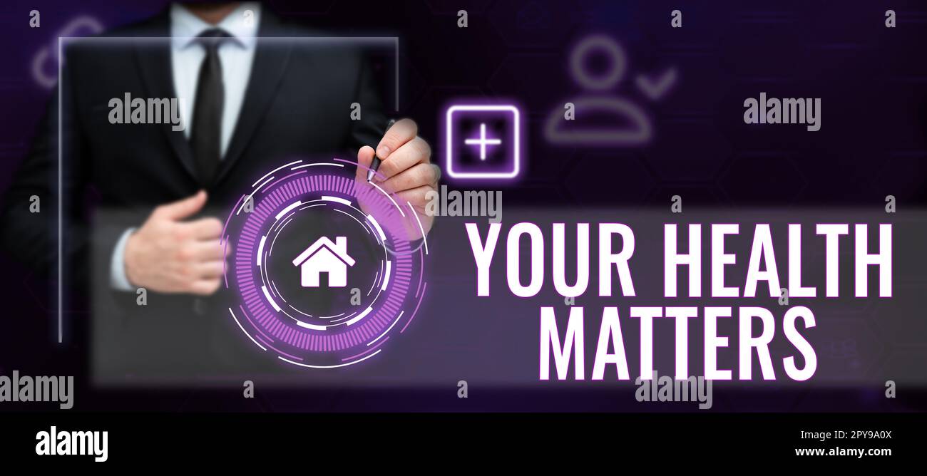 Inspiration showing sign Your Health Matters. Conceptual photo good ...