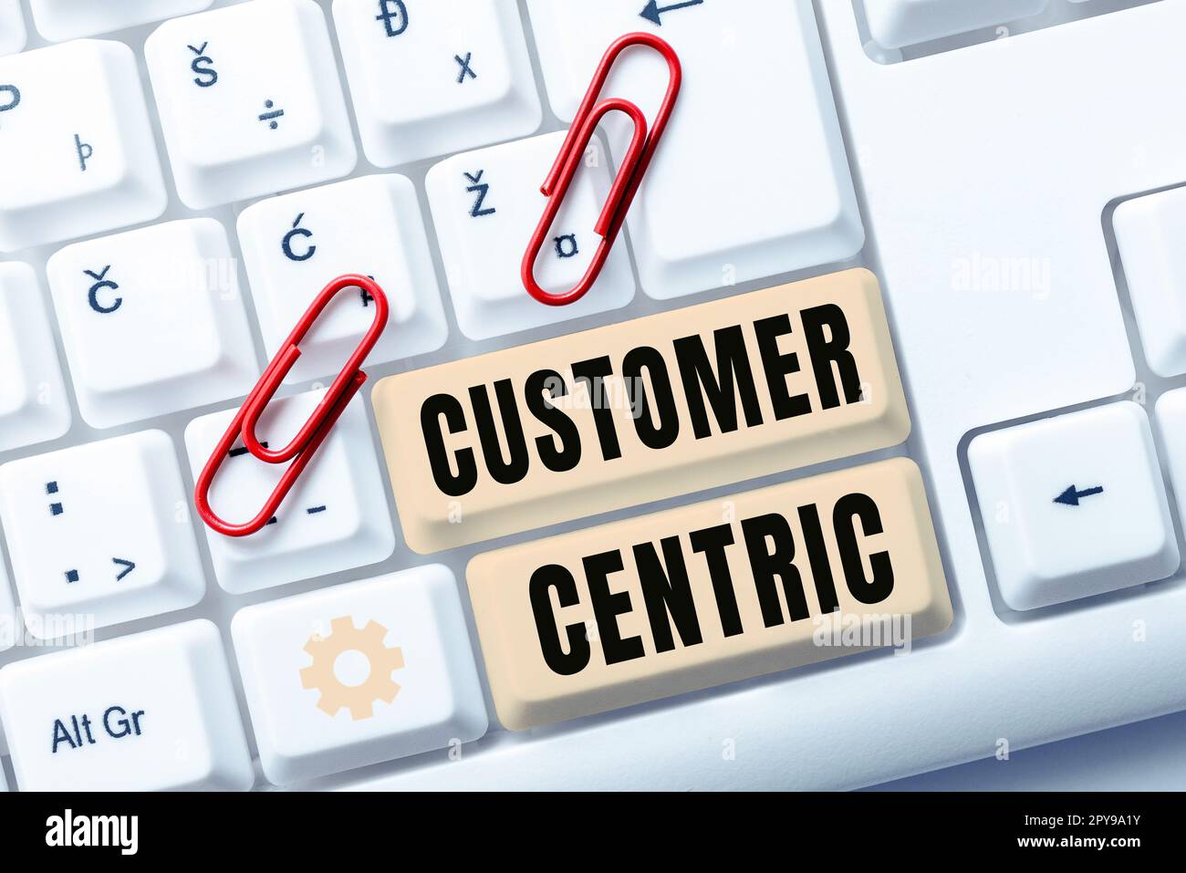 Sign displaying Customer Centric. Business concept process of looking ... Sign displaying Customer Centric. Business concept process of looking ...