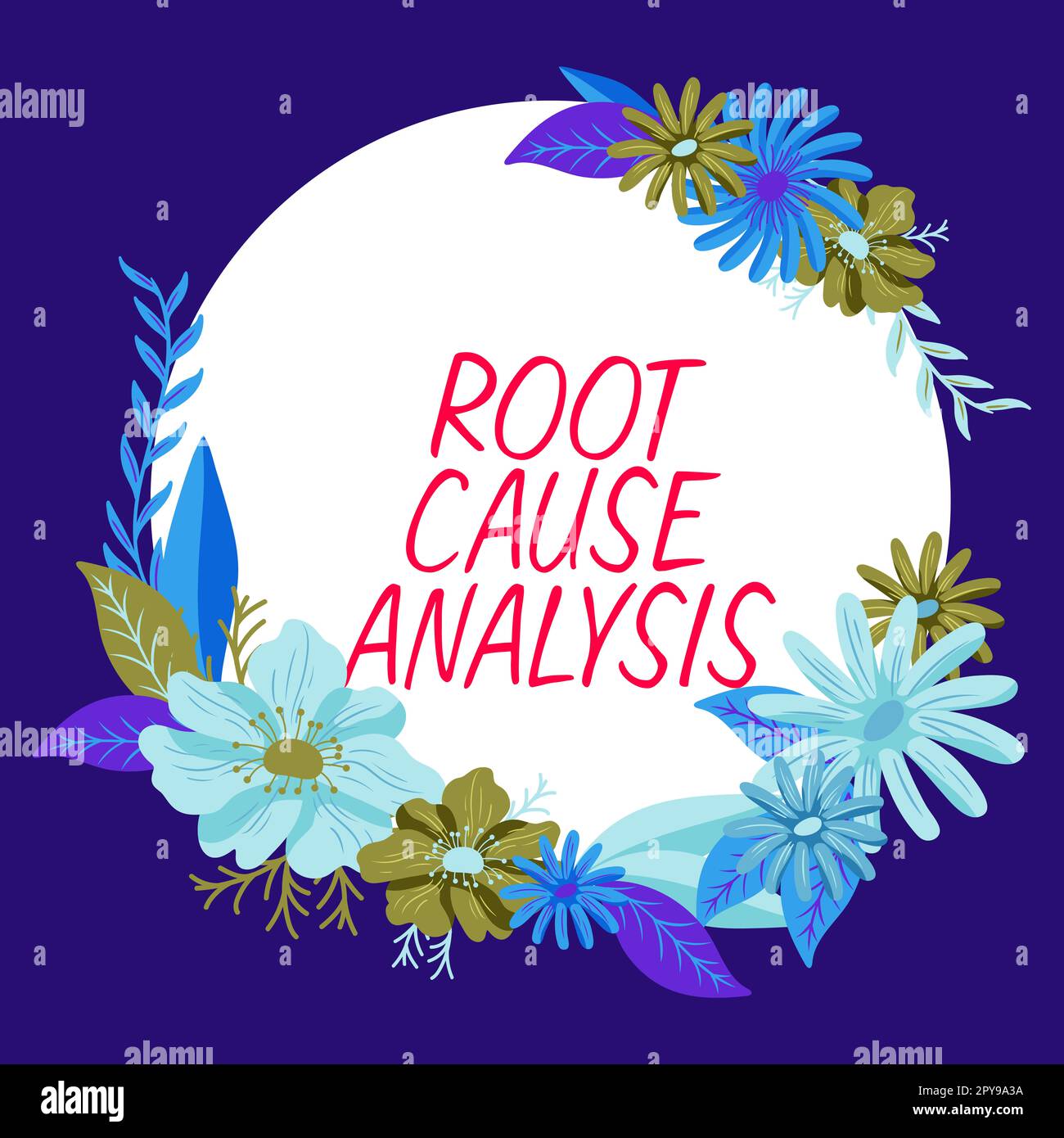 Hand writing sign Root Cause Analysis. Word Written on Method of ...