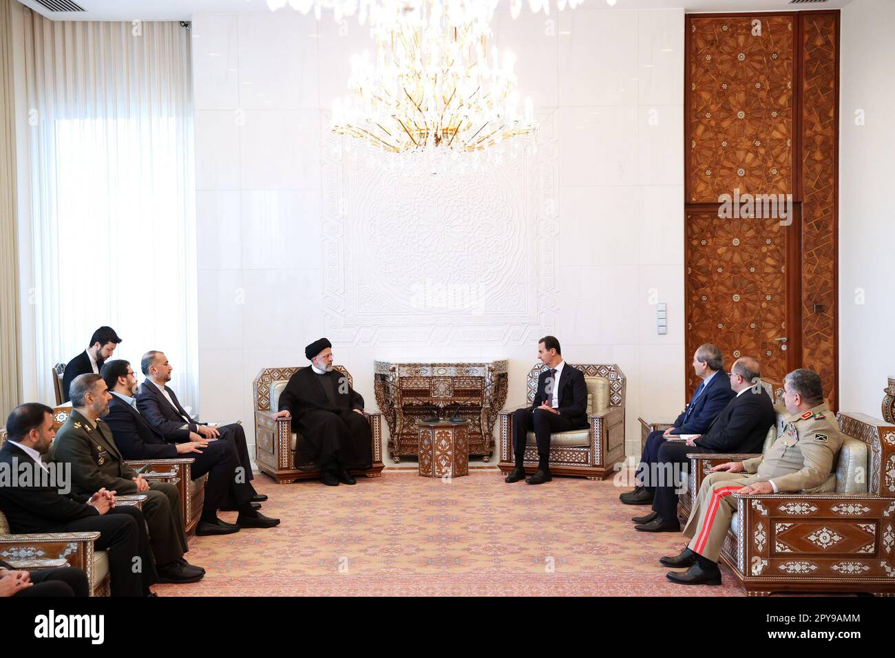 Damascus, Damascus, Syria. 3rd May, 2023. Syrian President BASHAR AL ...