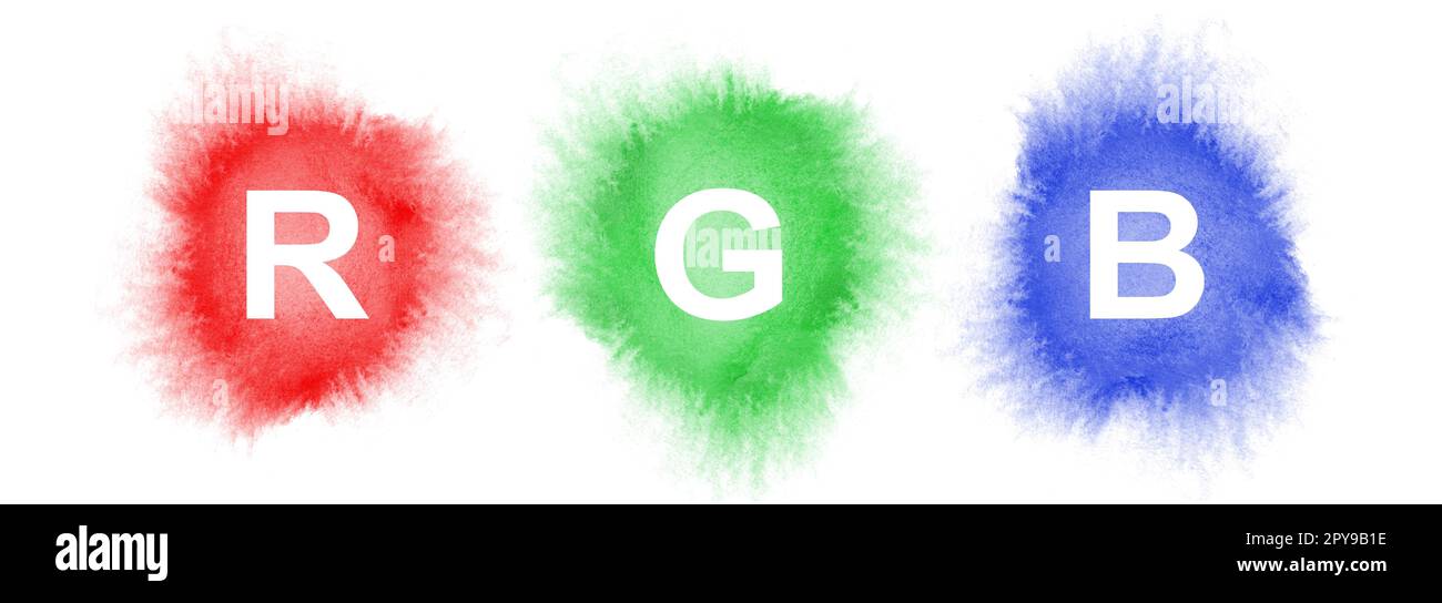 illustration of an RGB concept Stock Photo - Alamy