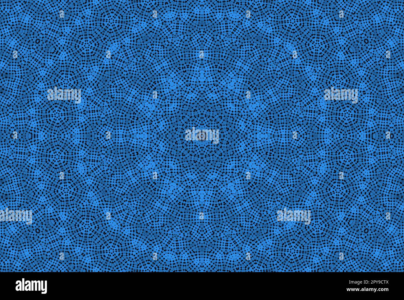 Abstract blue background with dotted pattern Stock Photo - Alamy