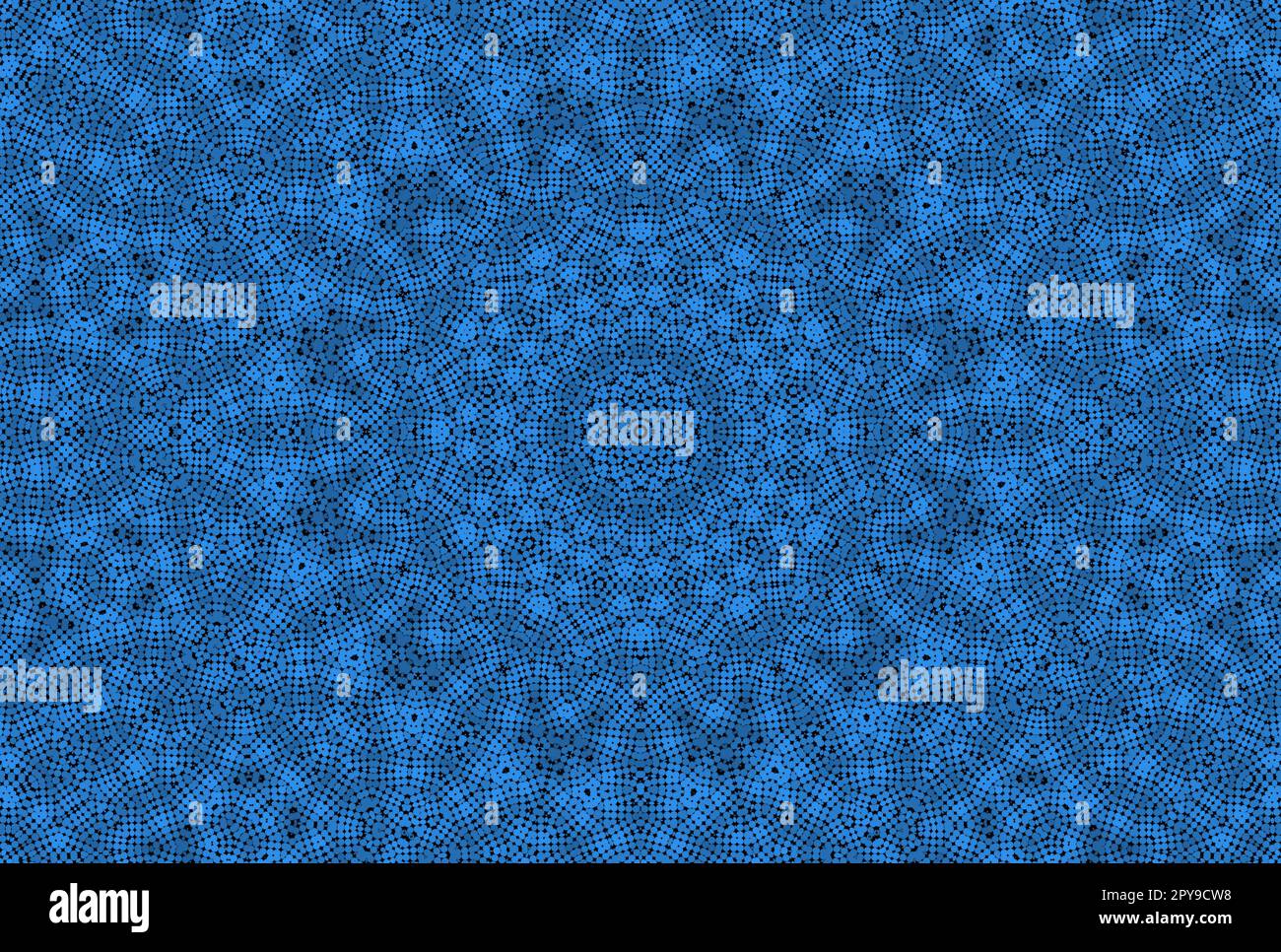 Abstract blue background with dotted pattern Stock Photo - Alamy