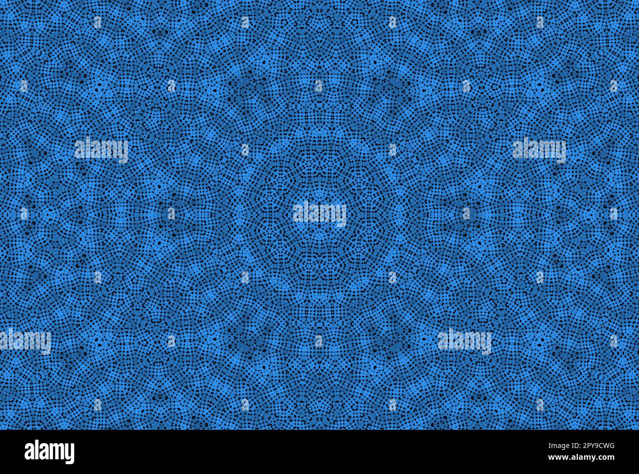 Abstract blue background with dotted pattern Stock Photo - Alamy