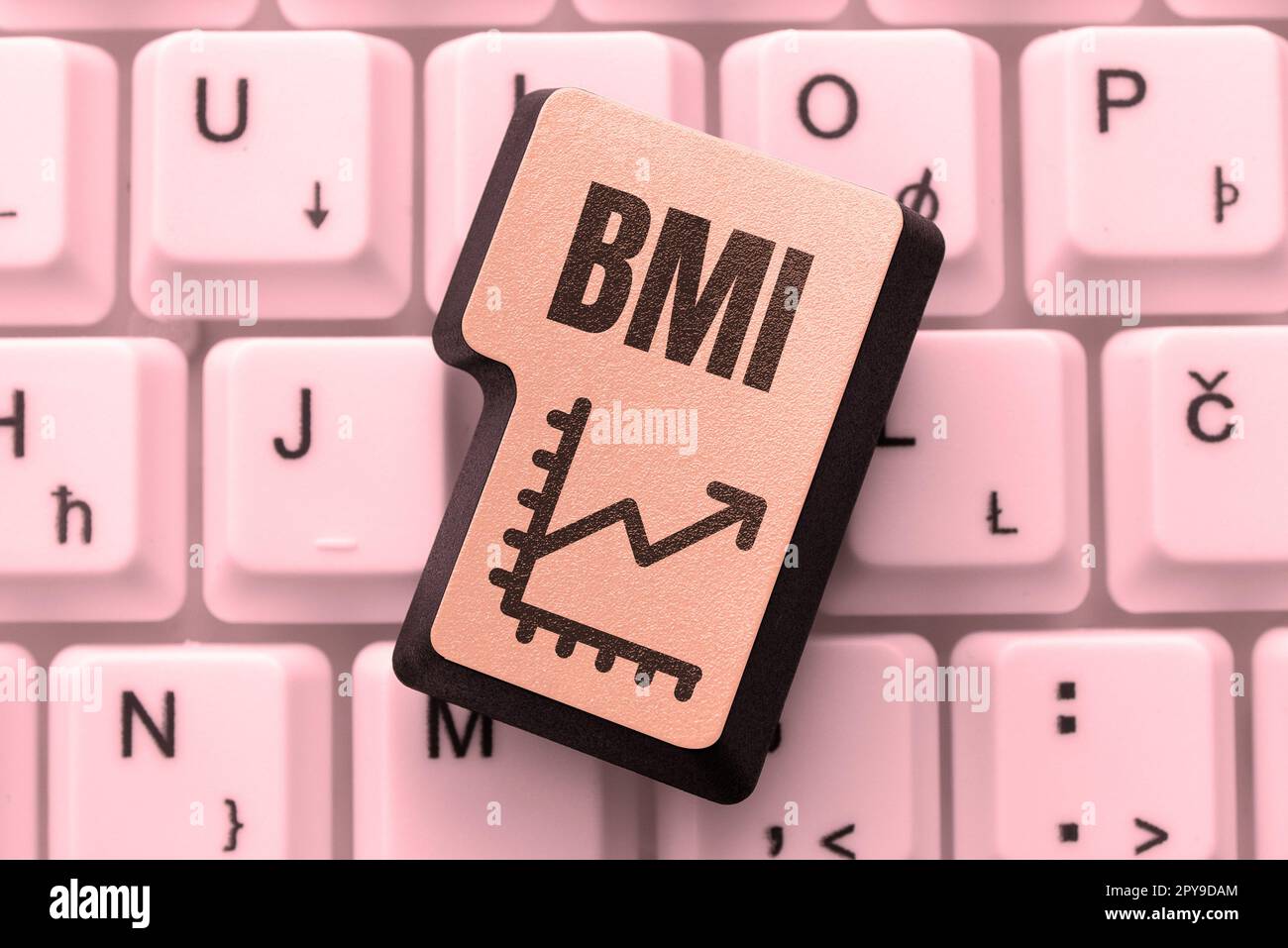 Handwriting text Bmi. Concept meaning Method of estimating body fat ...