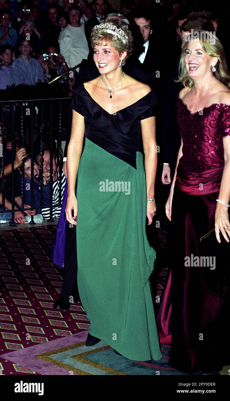 File photo dated 26/10/91 of Diana, Princess of Wales arriving at ...