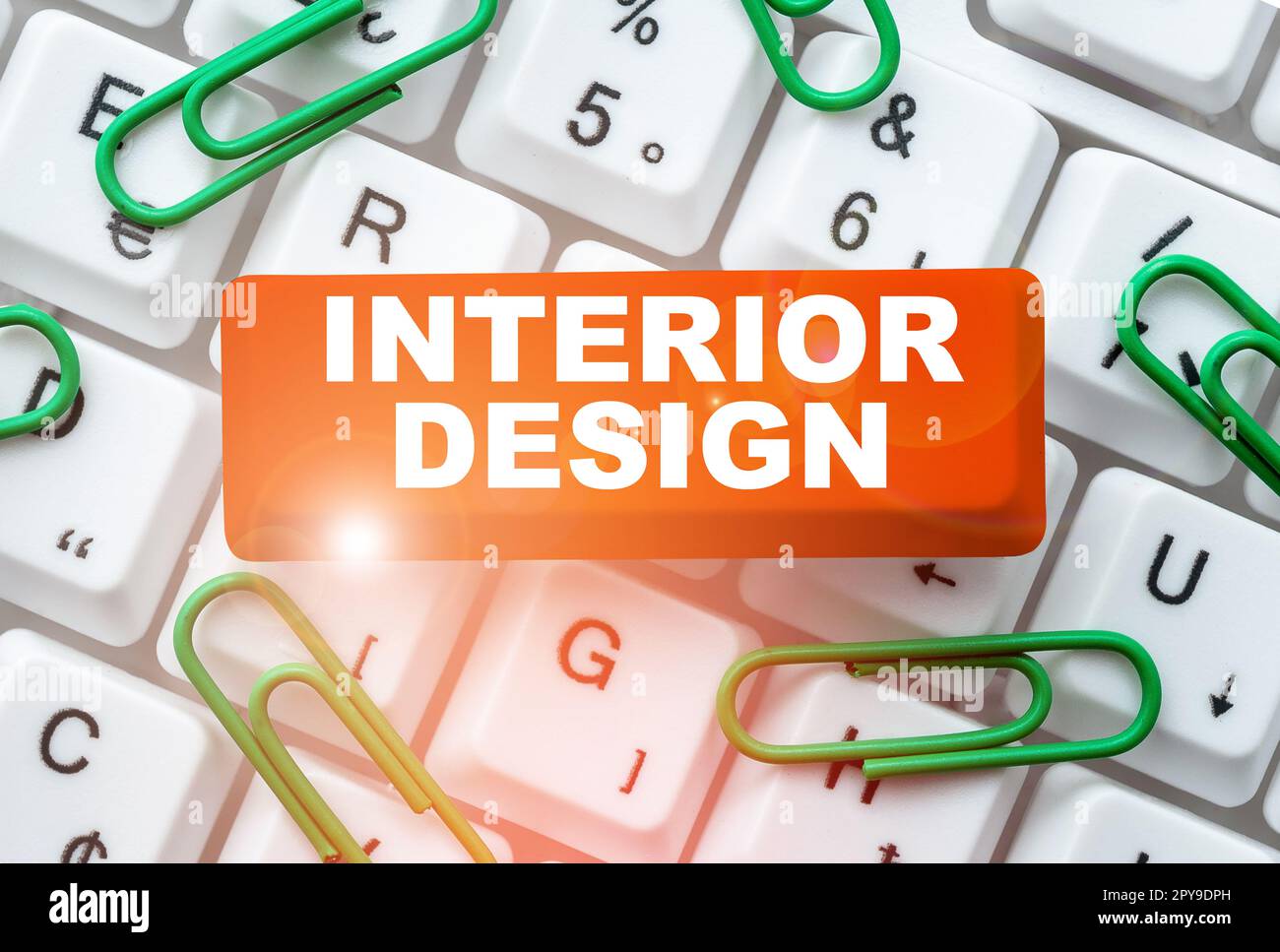 Text sign showing Interior Design. Business approach the art of ...