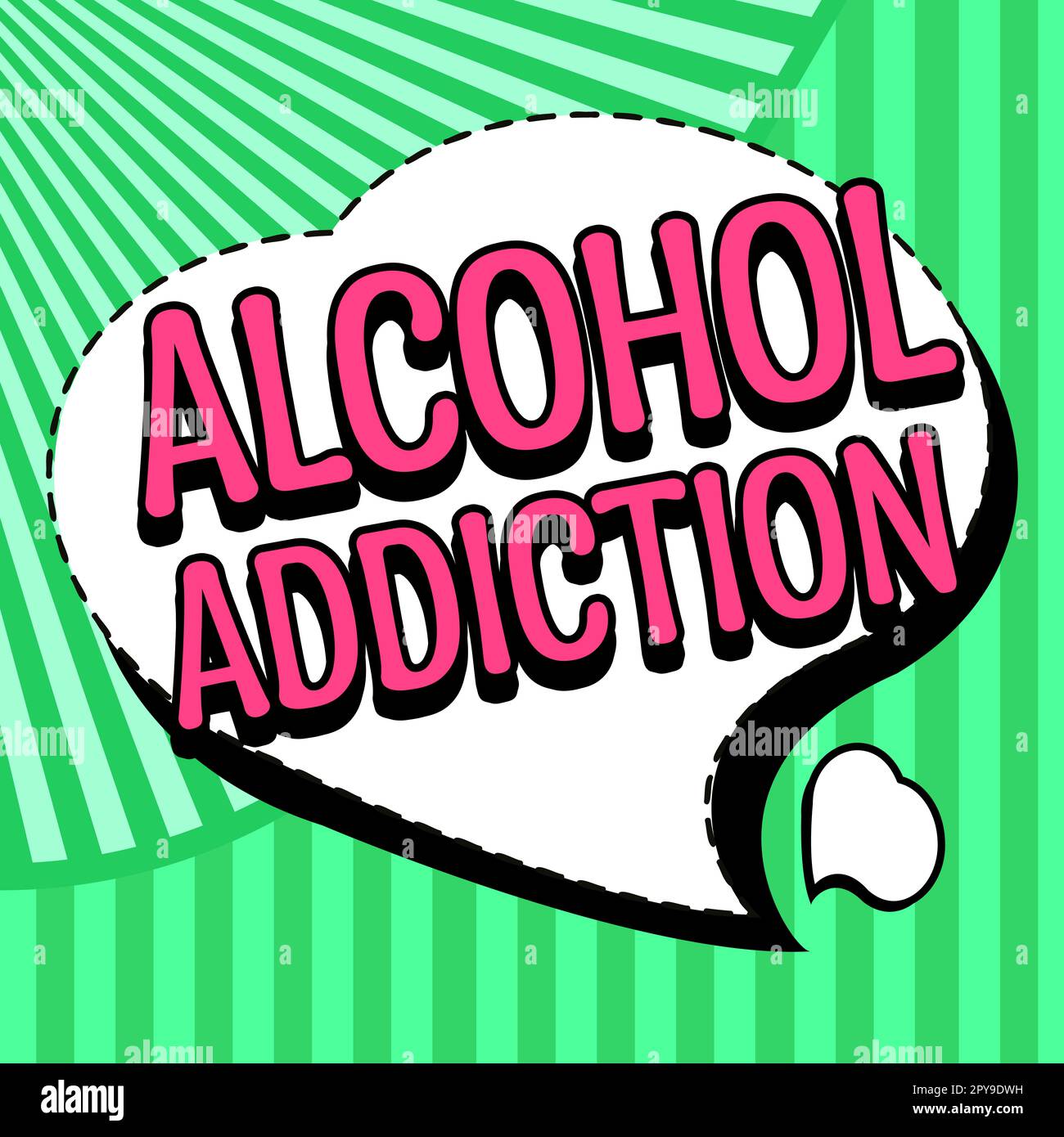 Text sign showing Alcohol Addiction. Business idea characterized by ...