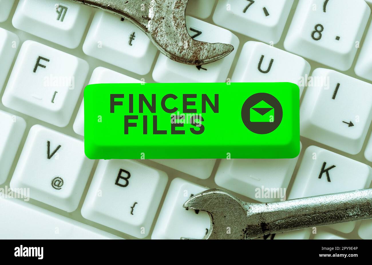 Handwriting text Fincen Files. Concept meaning Transactions in ...
