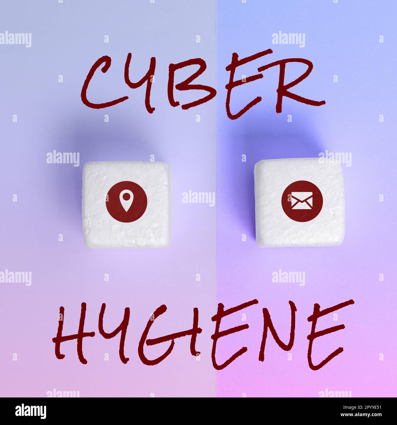 Inspiration showing sign Cyber Hygiene. Business overview steps that ...