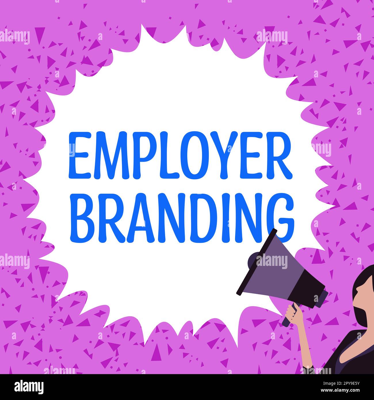 Hand writing sign Employer Branding. Conceptual photo Process of ...