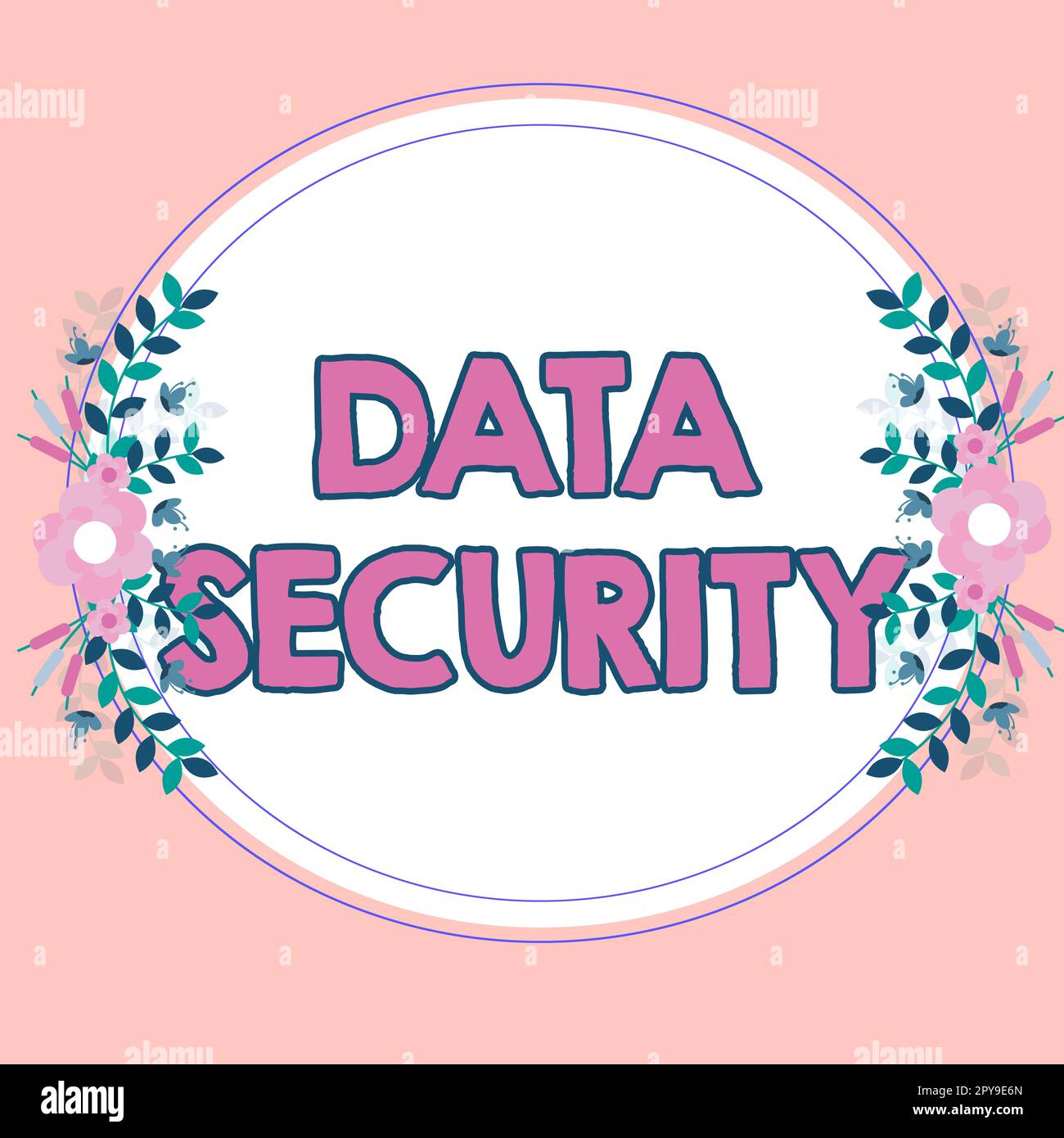 Text showing inspiration Data Security. Business concept Confidentiality Disk Encryption Backups ...