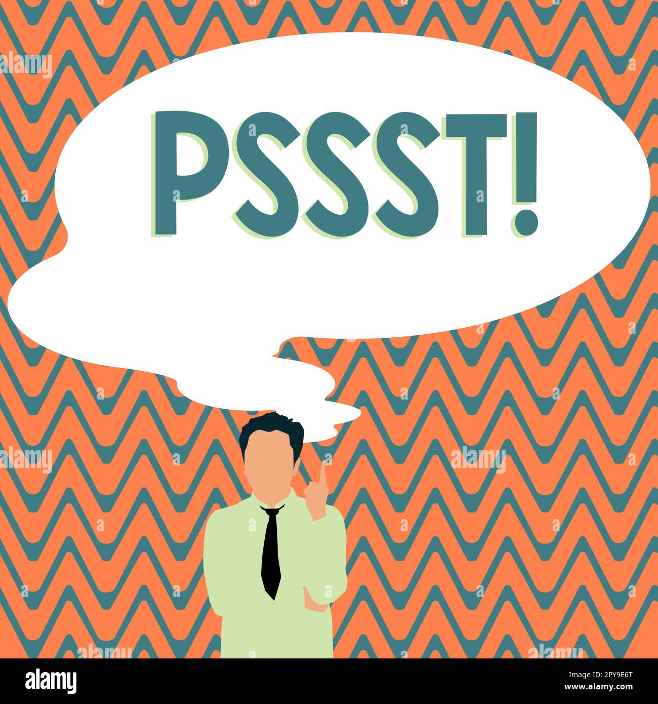 Hand writing sign Pssst. Business idea Expression Way to attract ...