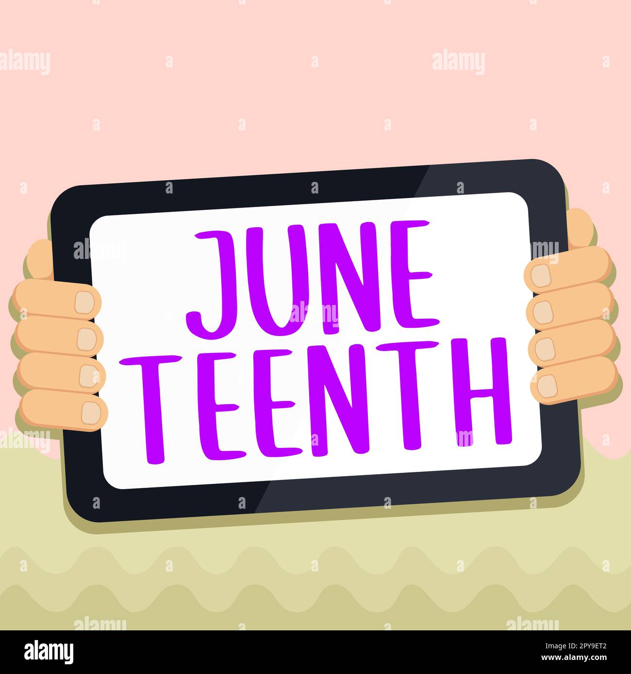 Writing displaying text June Teenth. Business idea legal holiday in the ...