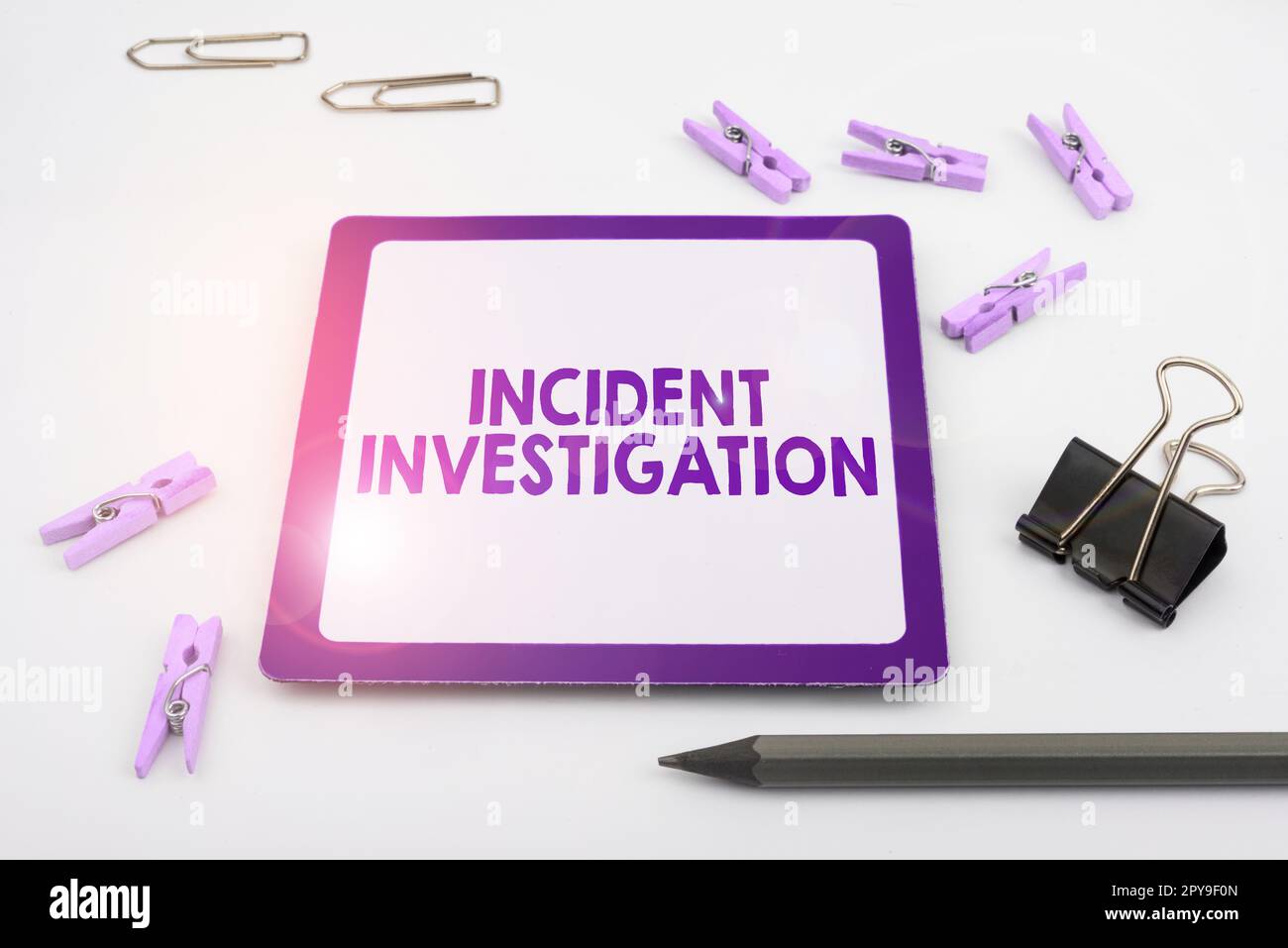 Inspiration showing sign Incident Investigation. Business showcase ...