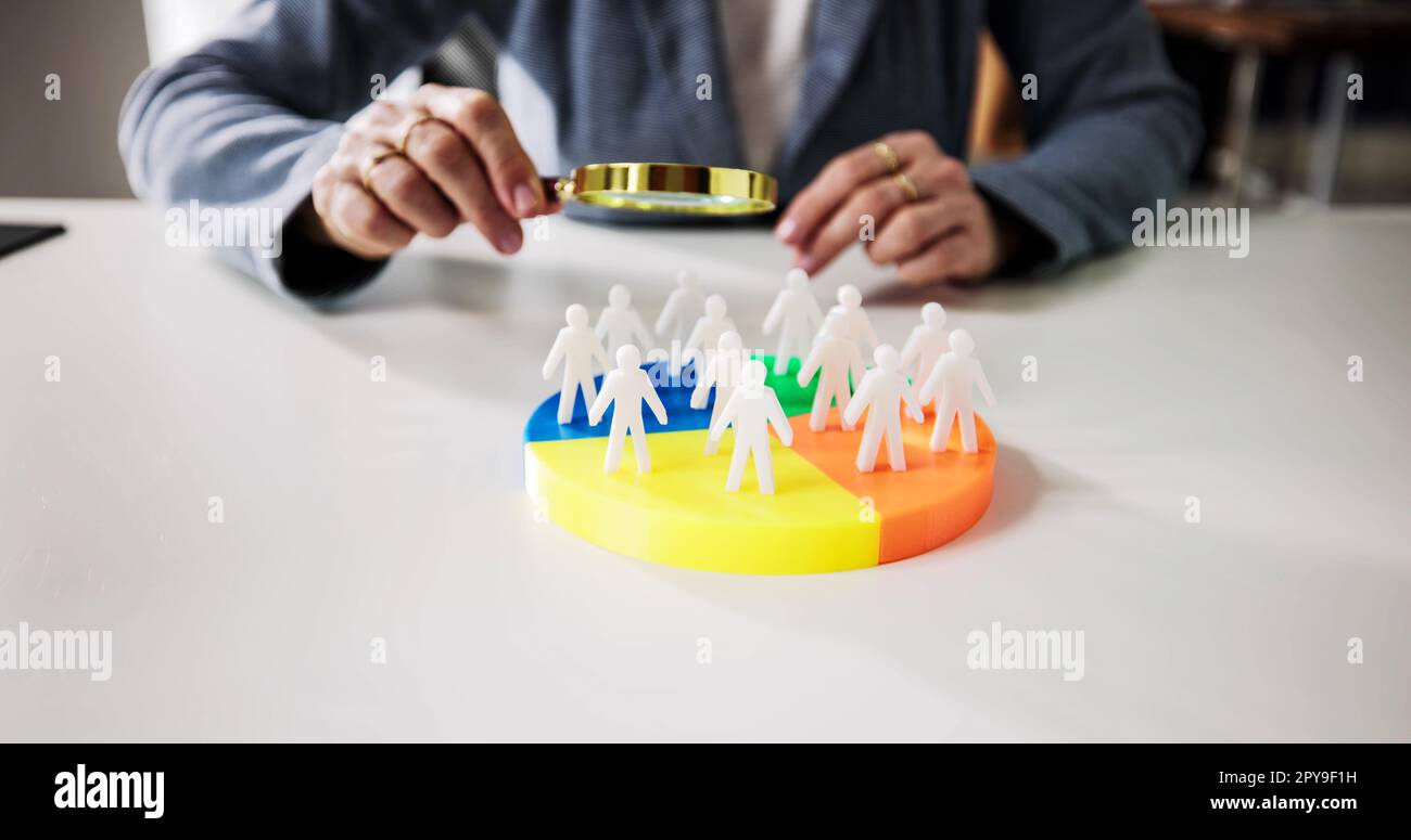 Segmentation Chart And Market Data Stock Photo - Alamy