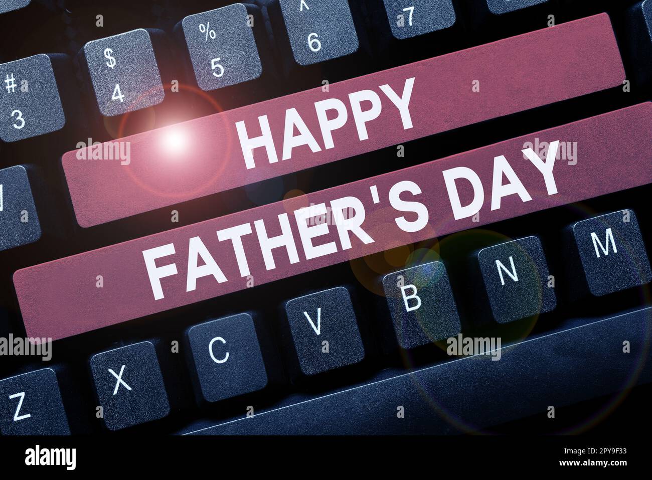 Conceptual display Happy Father's Day. Internet Concept time of year to ...