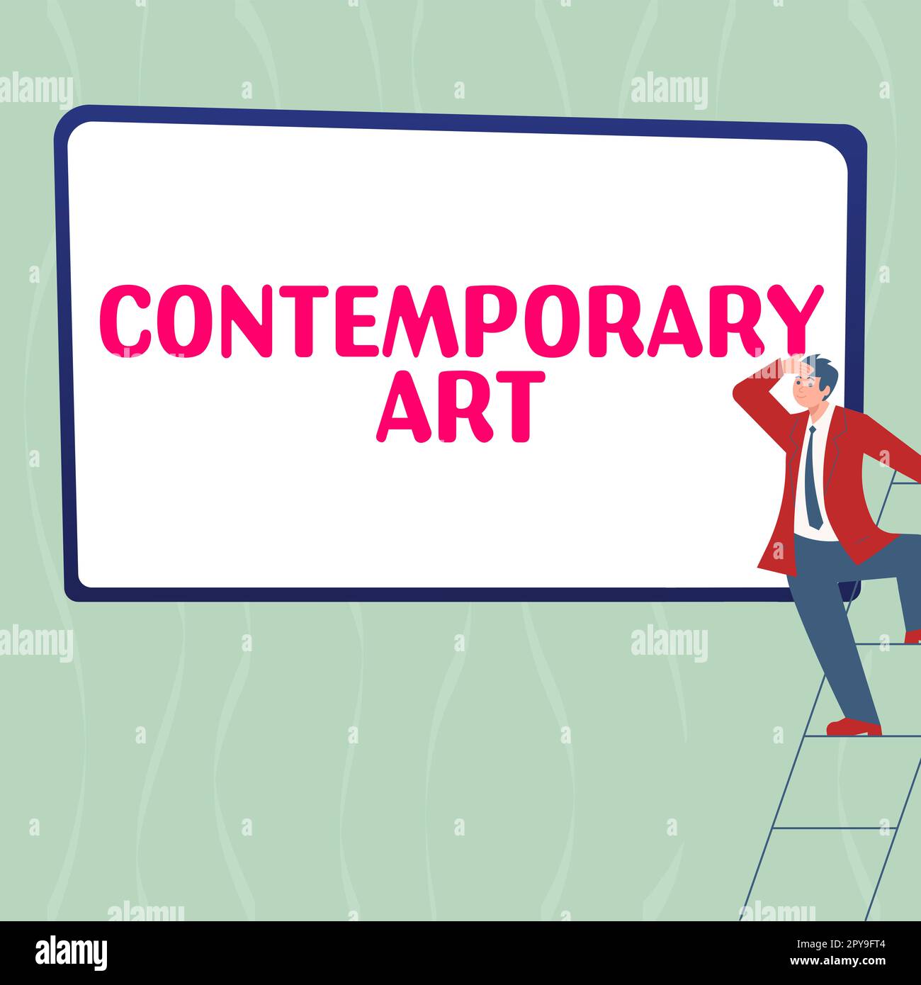 Conceptual caption Contemporary Art. Business idea made today by living ... Conceptual caption Contemporary Art. Business idea made today by living ...