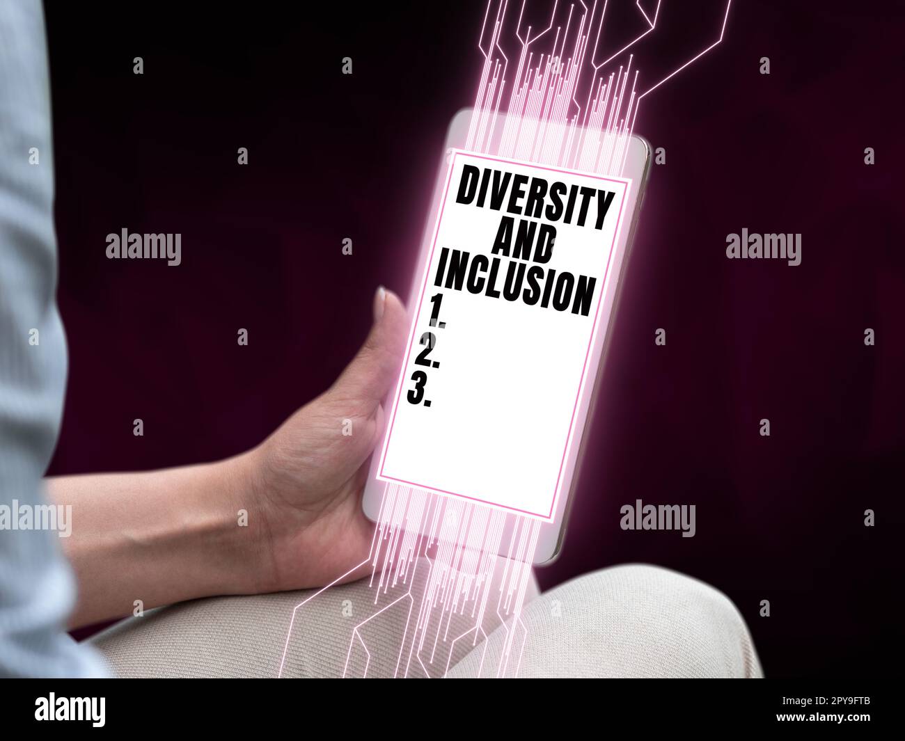 Text sign showing Diversity And Inclusion. Business approach range ...