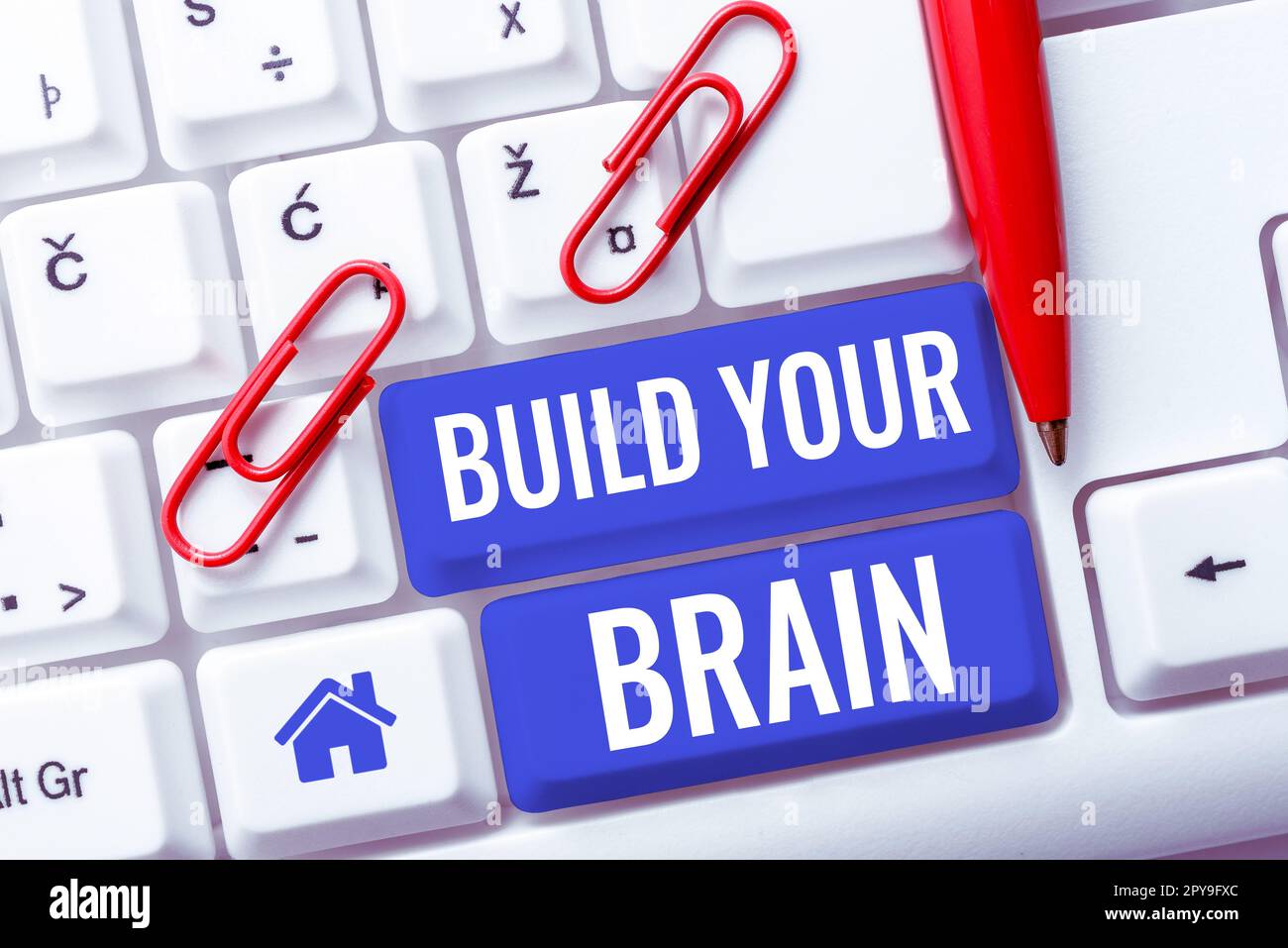 Inspiration showing sign Build Your Brain. Business idea mental ...