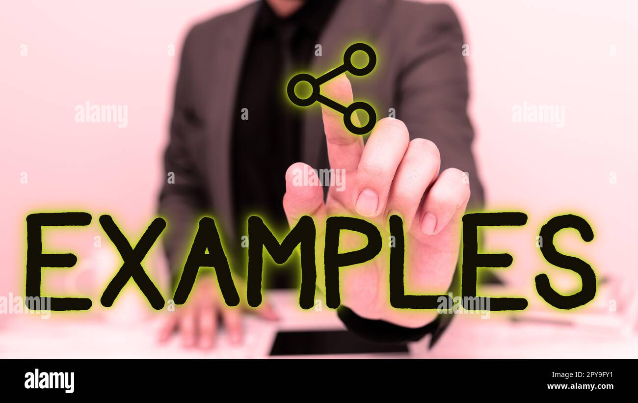 Writing displaying text Examples. Word for photo Sample Model to follow ...