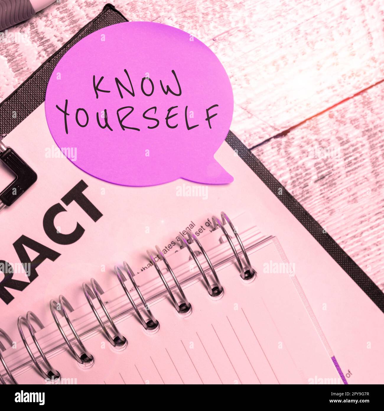 Writing displaying text Know Yourself. Internet Concept Find You ...