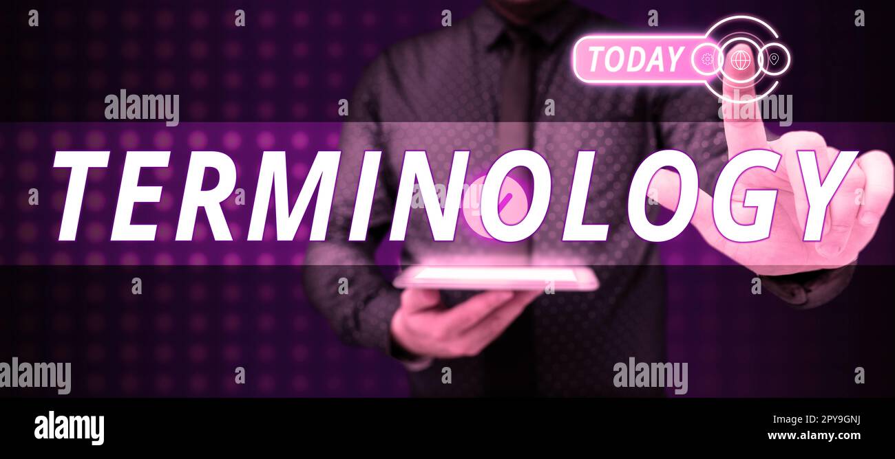 Conceptual caption Terminology. Business overview Terms used with ...