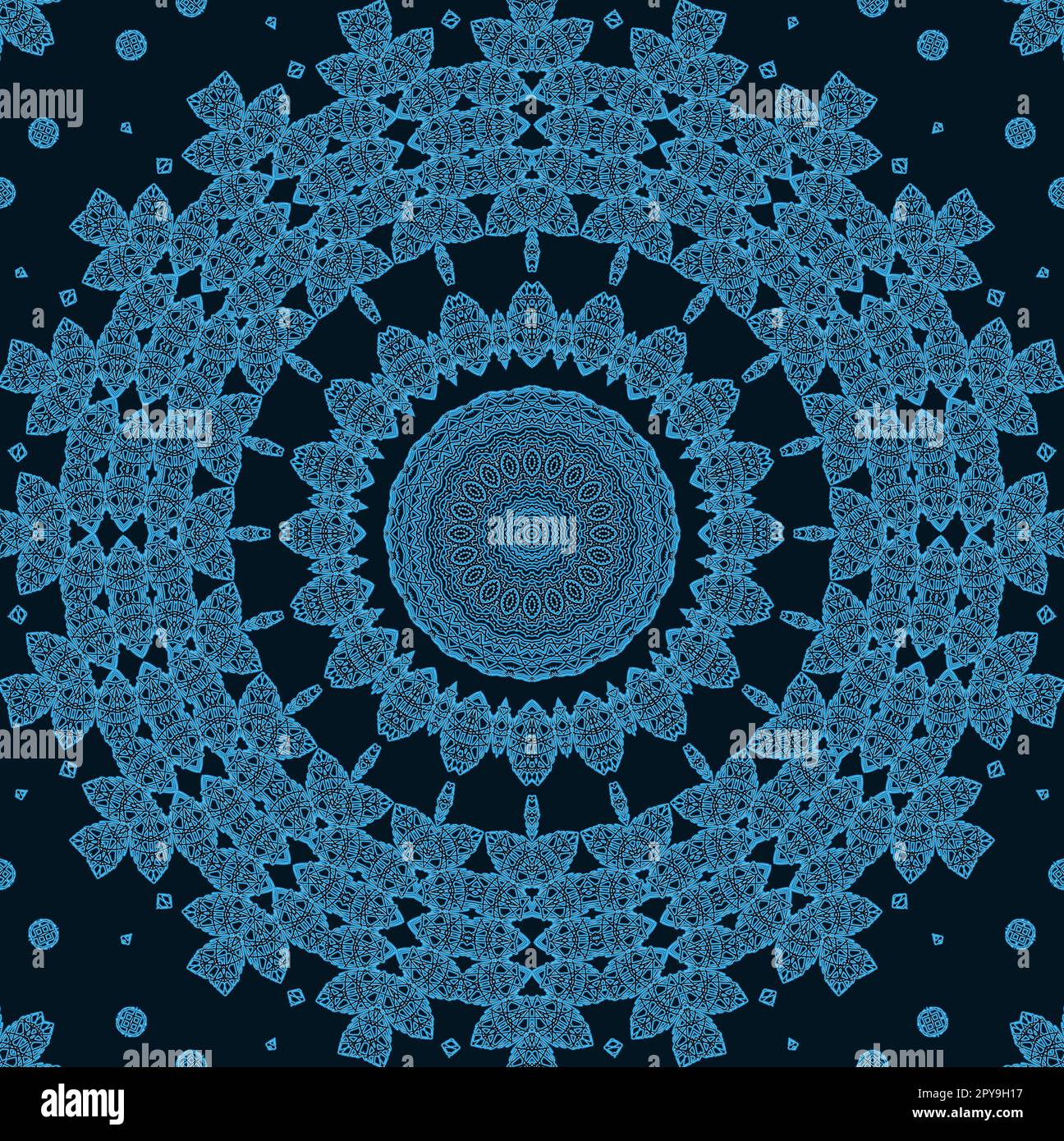 Black background with abstract blue pattern Stock Photo - Alamy