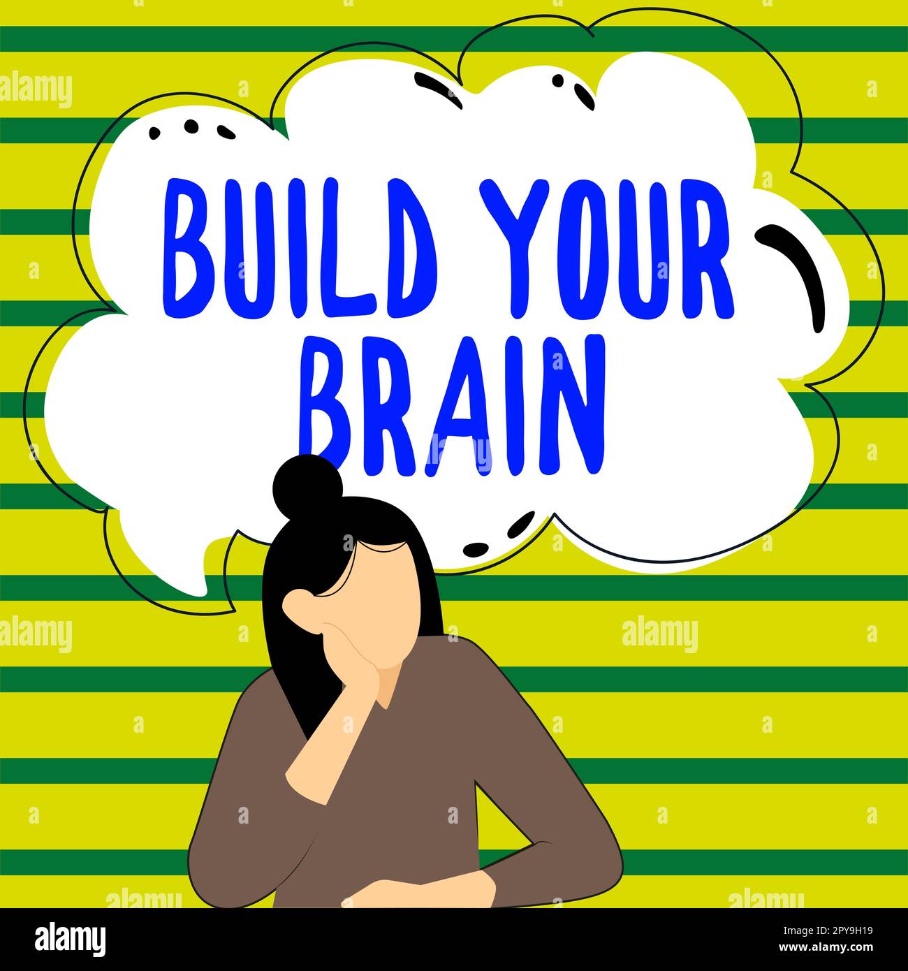 Inspiration showing sign Build Your Brain. Business concept mental ...