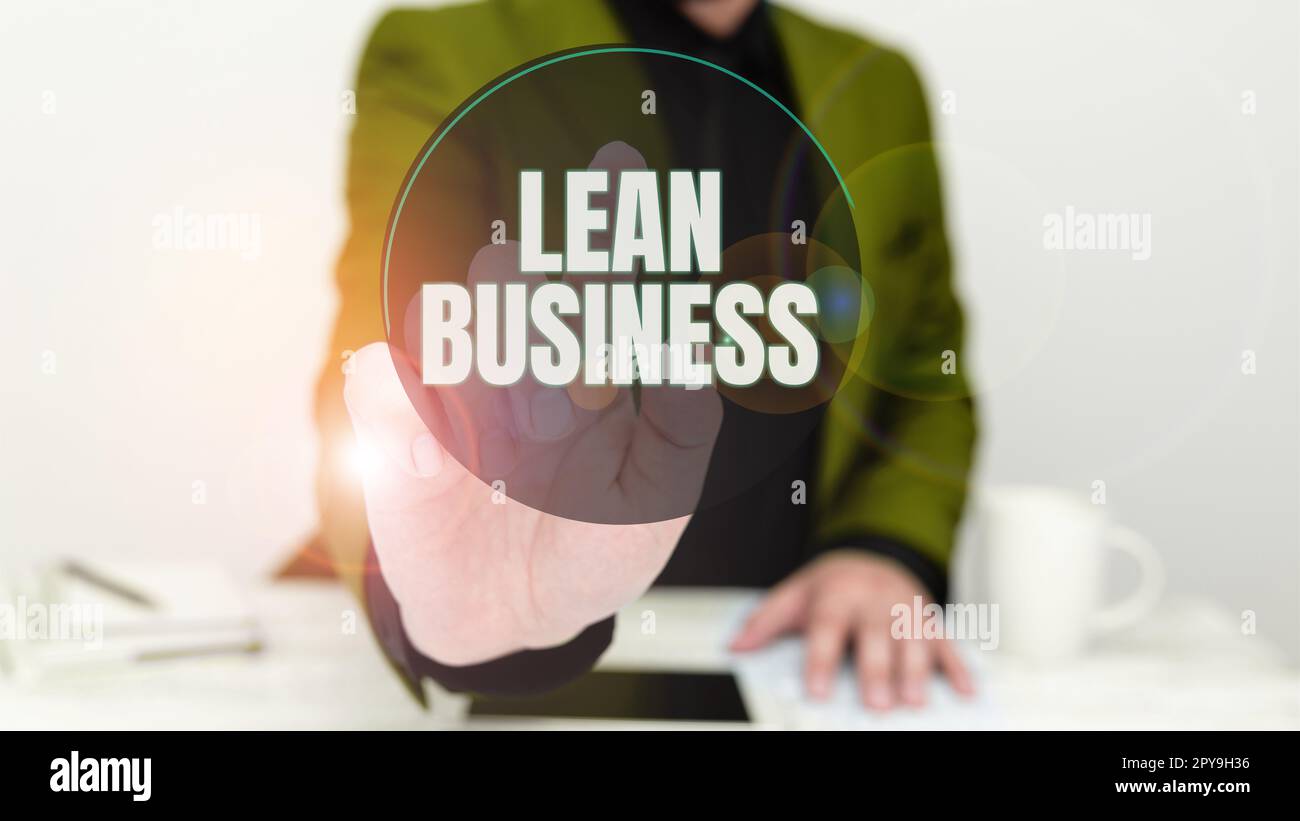 Writing displaying text Lean Business. Business showcase improvement of ... Writing displaying text Lean Business. Business showcase improvement of ...