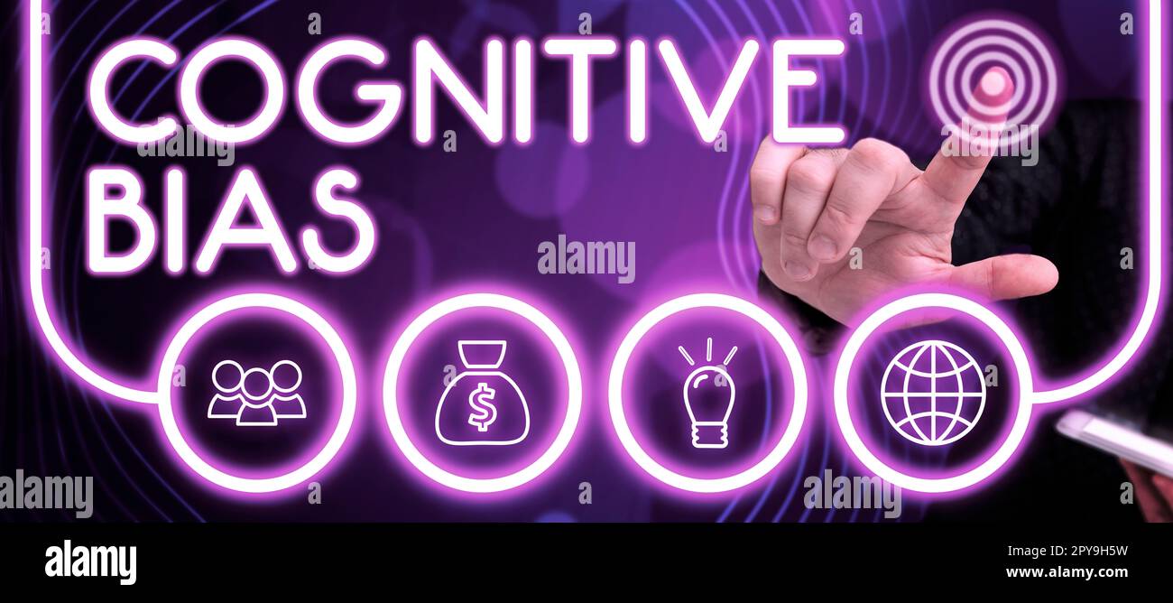 Conceptual display Cognitive Bias. Conceptual photo Psychological ...