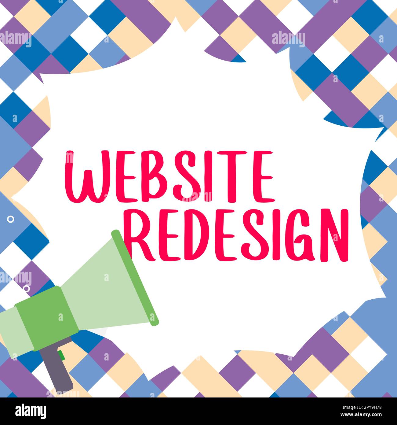 Conceptual caption Website Redesign. Word Written on modernize improver or evamp your website's ...