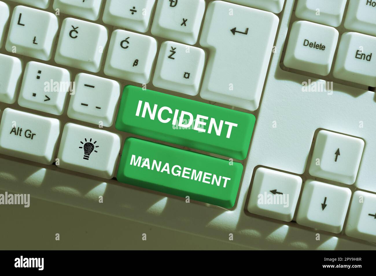 Conceptual display Incident Management. Business showcase Process to ... Conceptual display Incident Management. Business showcase Process to ...