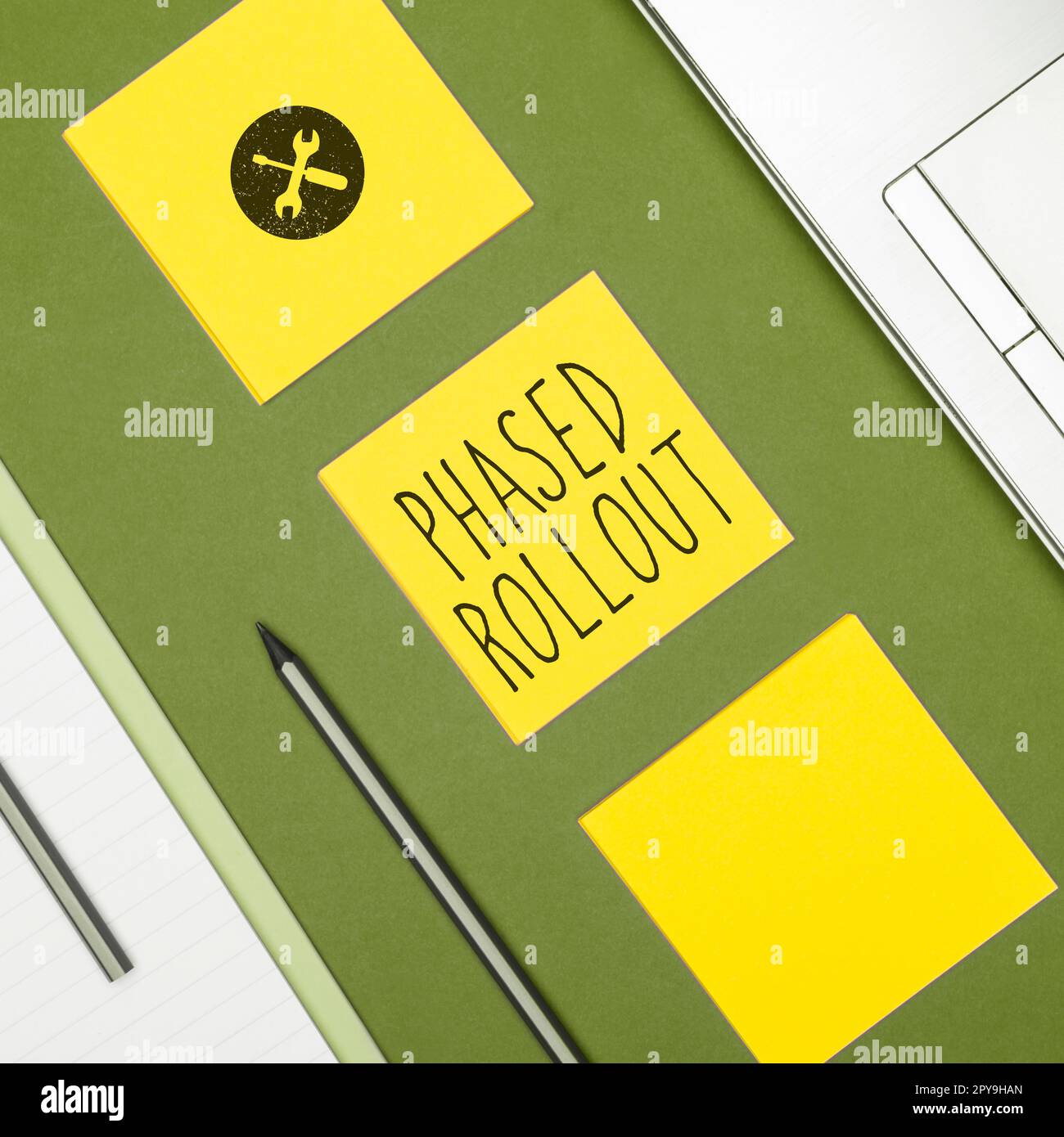 Sign displaying Phased Rollout. Business idea the practice of ...