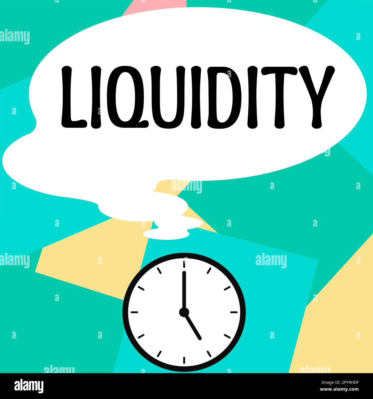 Hand writing sign Liquidity. Word Written on Cash and Bank Balances ...