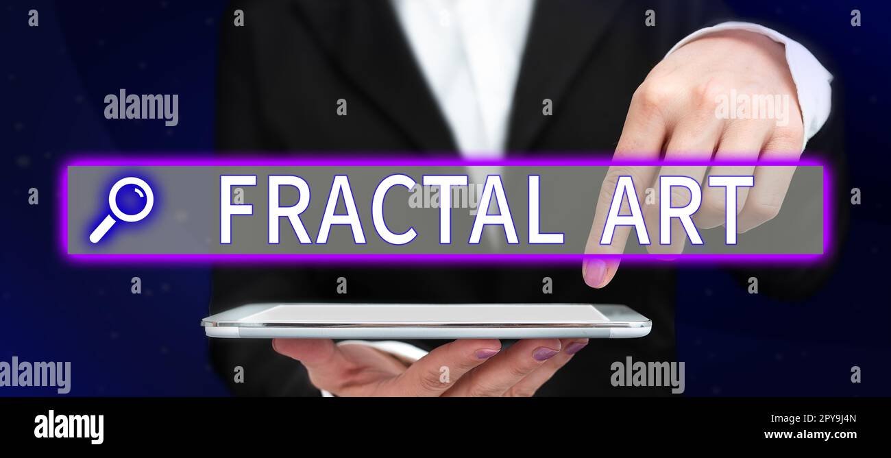Writing displaying text Fractal Art. Word Written on the place or ...