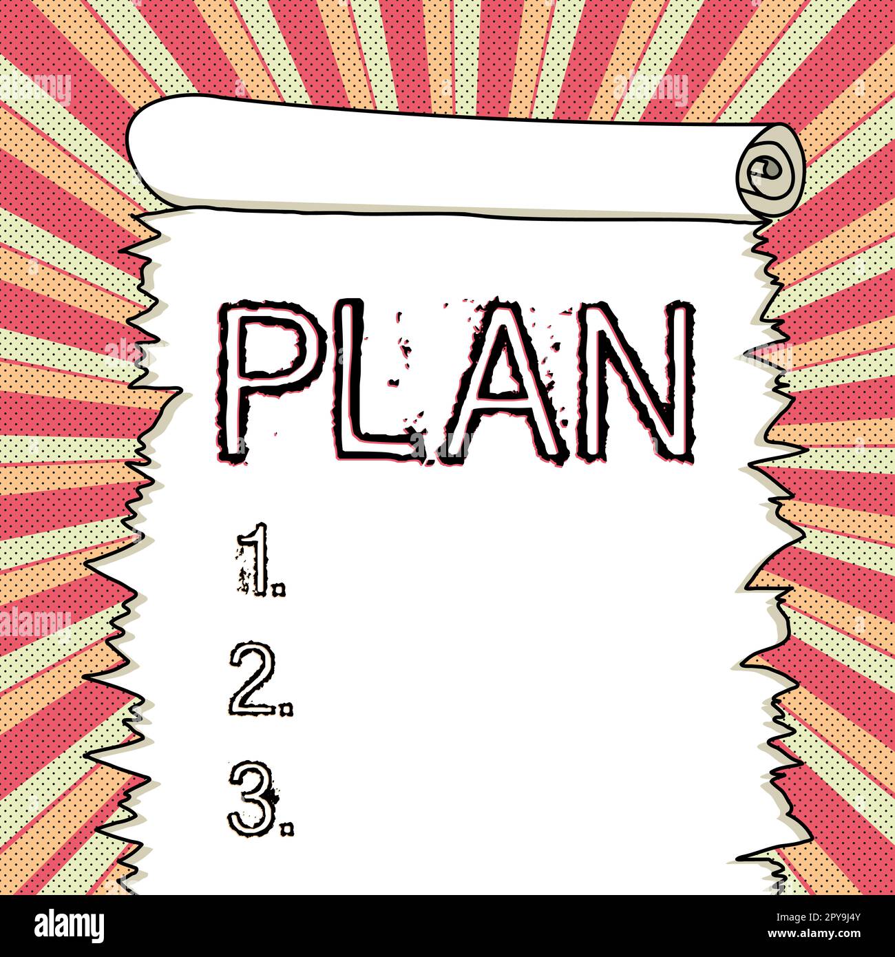 Writing displaying text Plan. Business approach Start of a detailed ...