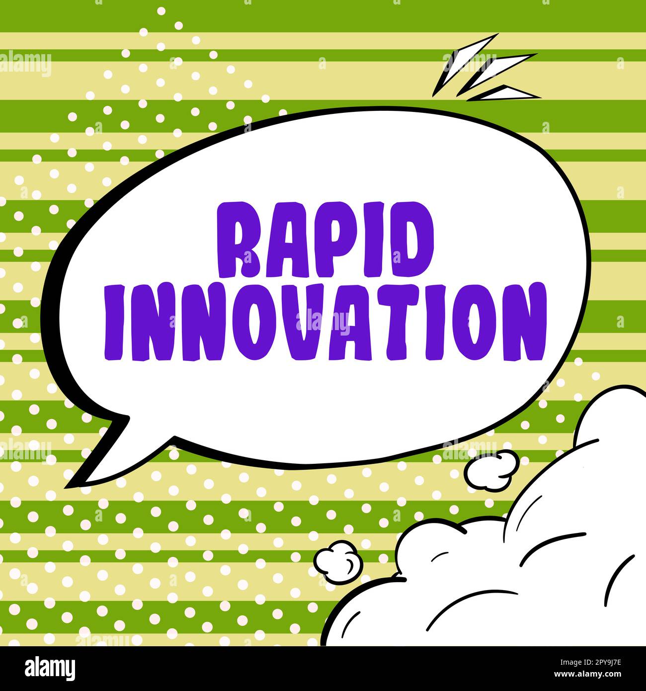 Conceptual display Rapid Innovation. Conceptual photo characteristic of ...