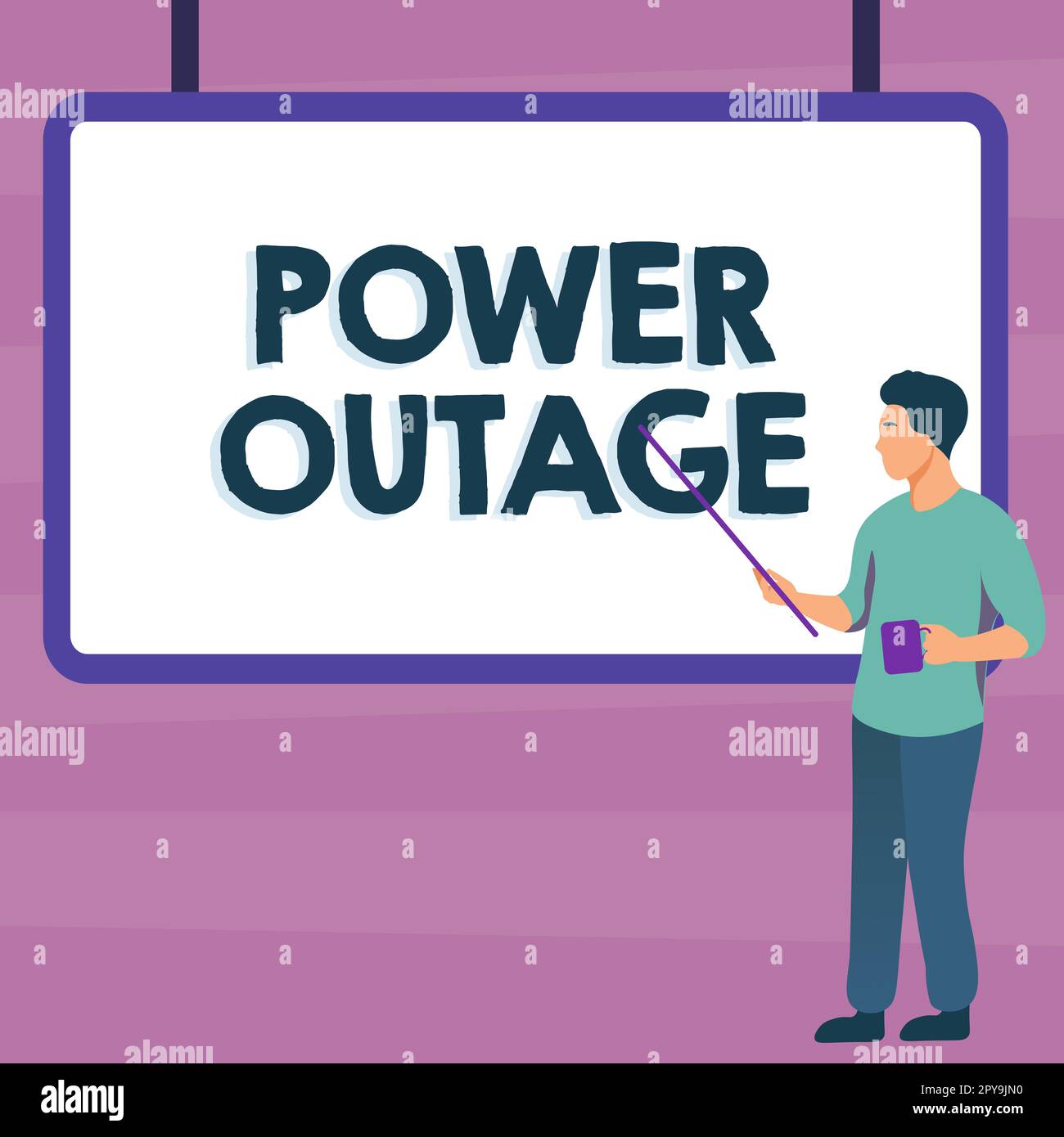 Text sign showing Power Outage. Business idea The ability to influence ...