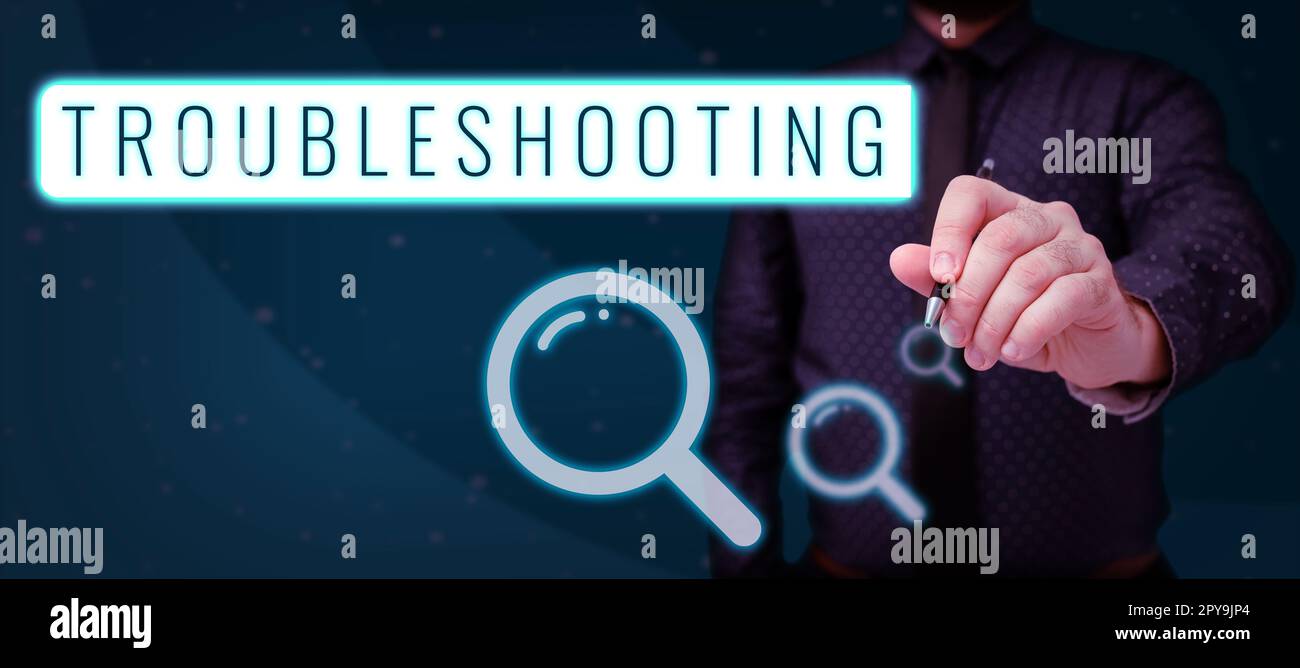 Troubleshooting internet hi-res stock photography and images - Alamy