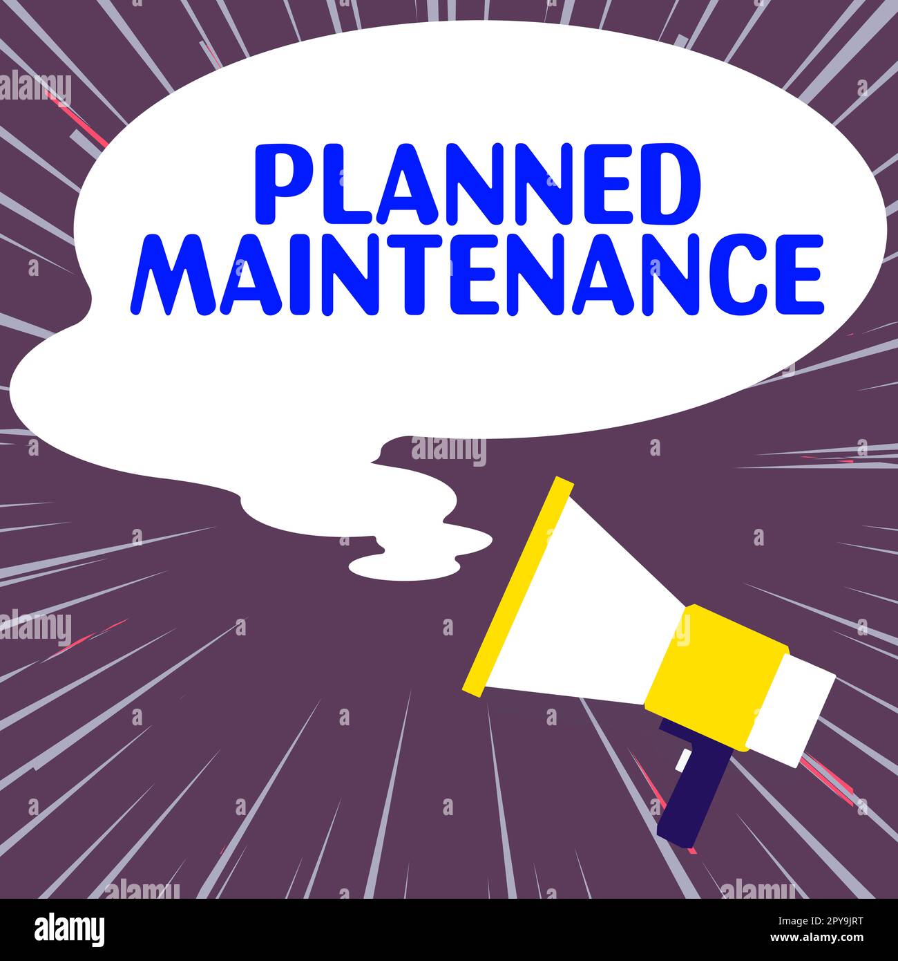 Inspiration showing sign Planned Maintenance. Word for Check ups to be ...