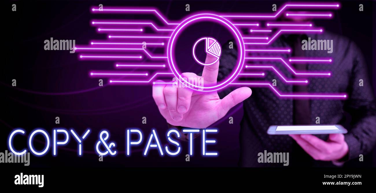 Inspiration showing sign Copy Paste. Business idea an imitation ...