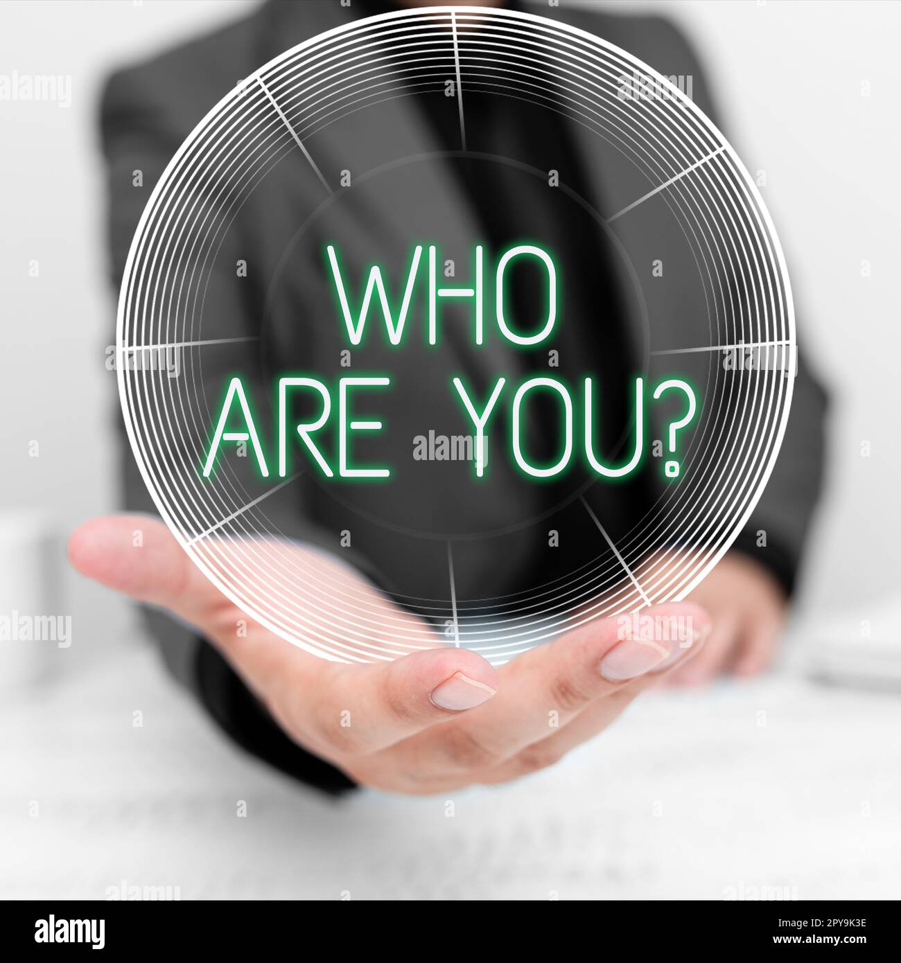 Inspiration showing sign Who Are You. Business idea Identify yourself ...